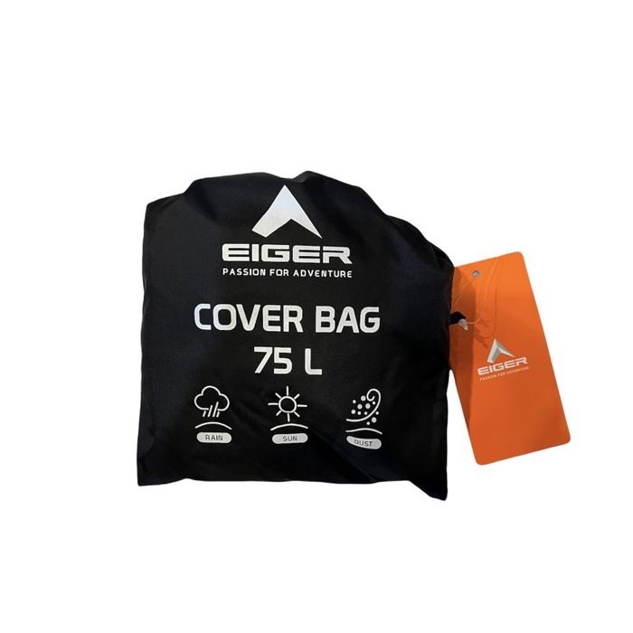 Jual Cover Bag 75L Eiger Original - Rain Cover Carrier 75 Liter ...