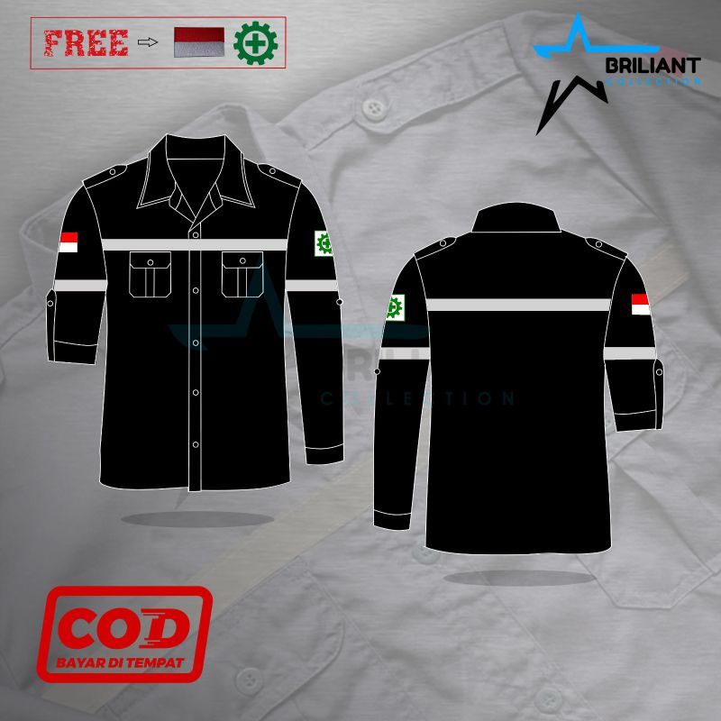 Jual Wearpack Safety atasan seragam kerja proyek Coverall Katelpak PDH PDL Murah COD | Shopee ...