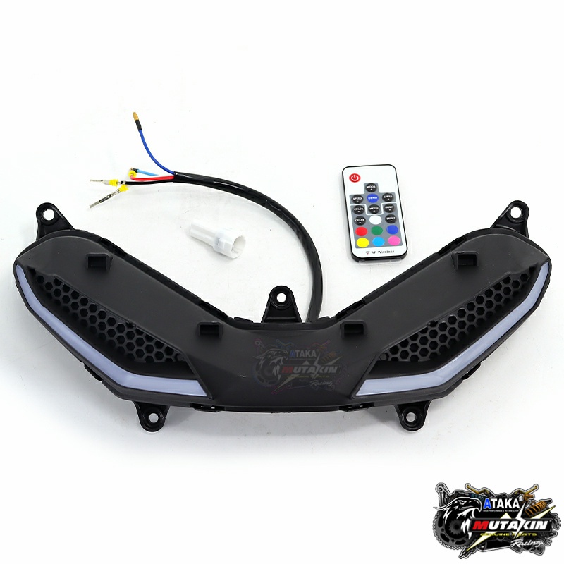 Jual Terlaris zhipat Remote control 7 warna warna lampu alis motor ...