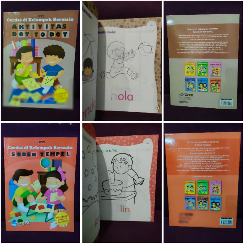 Jual Cerdas di Kelompok Bermain Aktivitas DOT to DOT dan sobek tempel ...