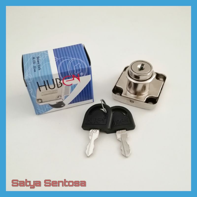 Jual Kunci Laci & Lemari Huben HL 138-22 mm Drawer Lock Huben | Shopee ...