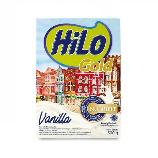 Jual HI-LO GOLD VANILA 500 GR - SUSU | Shopee Indonesia