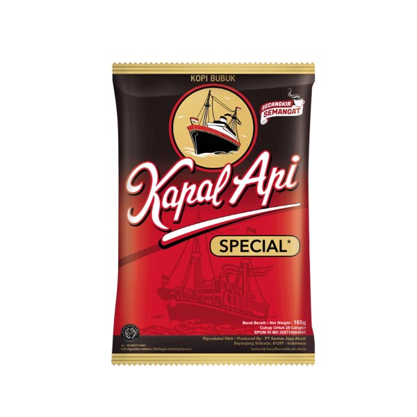 Jual KAPAL API COFFEE SPECIAL BUBUK 160 GR - KOPI | Shopee Indonesia