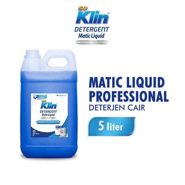 Jual So Klin Detergent Matic Liquid Professional 4.5 Liter Deterjen ...