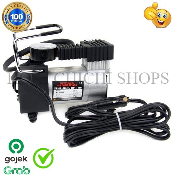 Jual Kompresor Pompa Angin Ban Mobil Compressor 150PSI otomatis kecil ...
