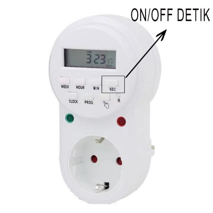 Jual Timer Switch Digital ON-OFF Hingga per Detik Pengatur waktu ...