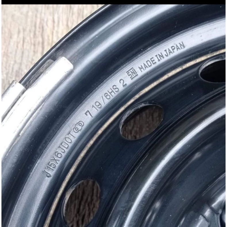 Jual velg kaleng R 15 Toyota Hiace commuter Original COPOTAN set 4 pc ...