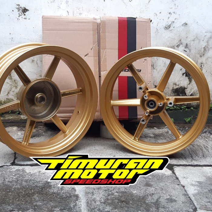Jual VELG V ROSSI STAR MAX AEROX 155 GOLD 350 400 R14 | Shopee Indonesia