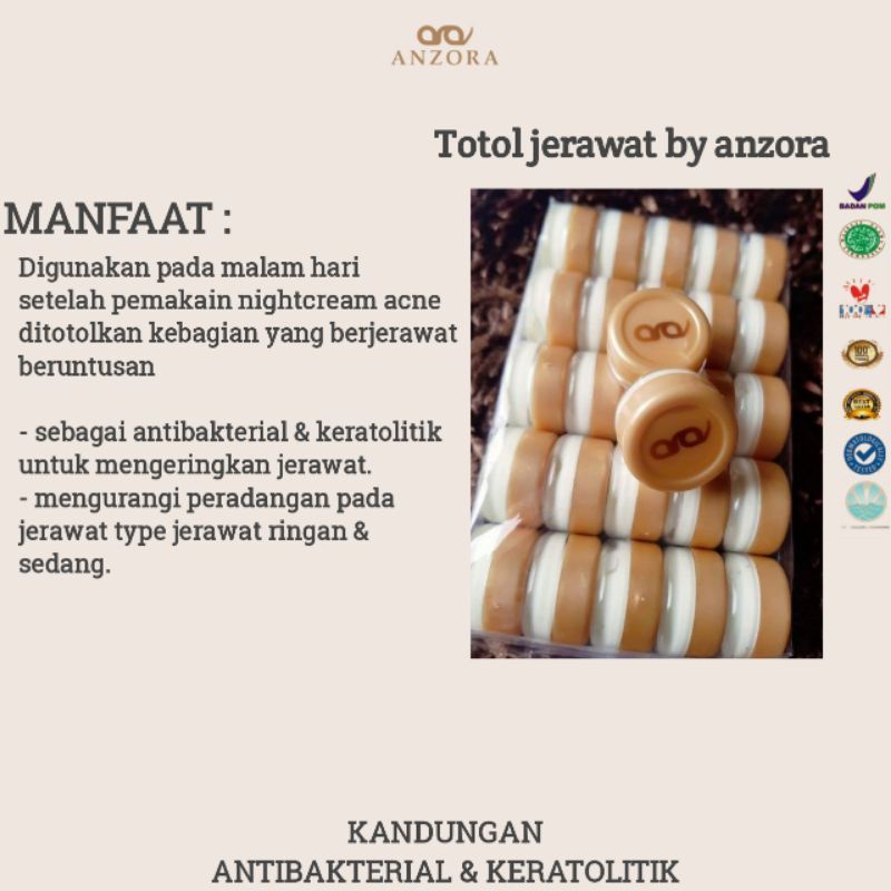Jual acne totol anzora / anzora acne totol / acne cream anzora / anzora ...
