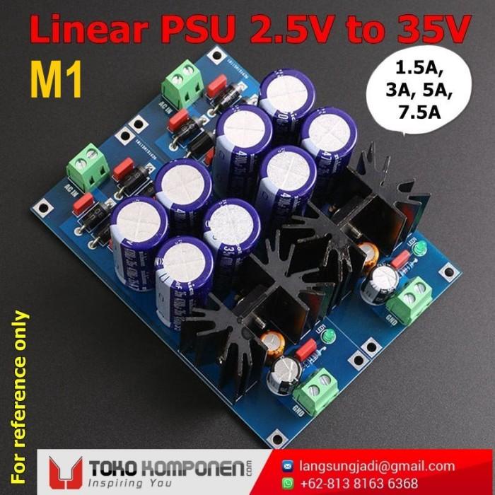 Jual Terlaris Kit Linear Psu 2.5V-35V 1.5A-7.5A Power Supply 5V 12V 15V ...