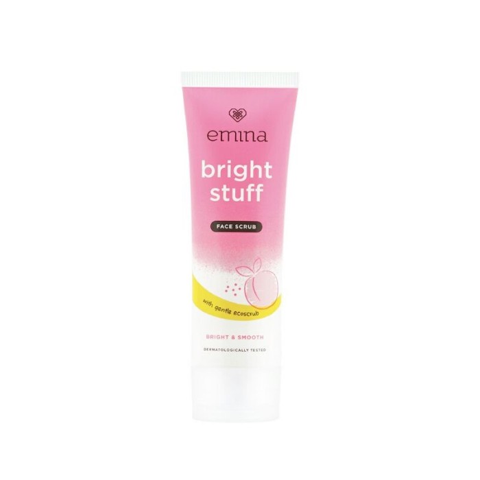 Jual Emina Bright Stuff Face Scrub 50 Ml | Shopee Indonesia
