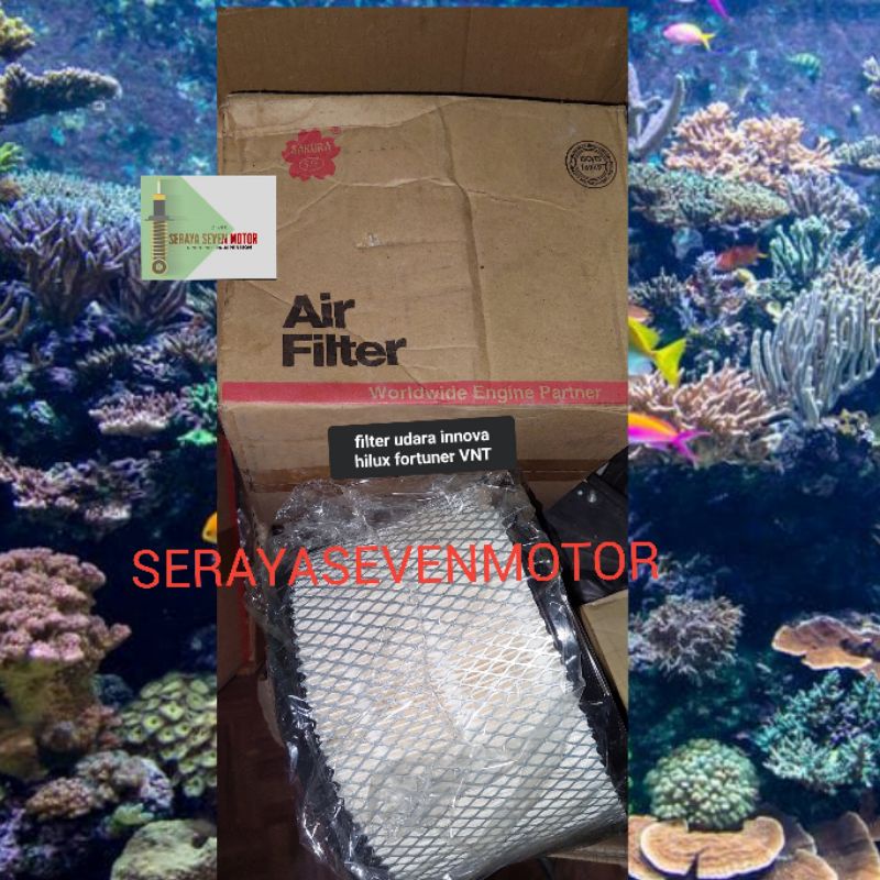 Jual filter udara toyota innova old hilux fortuner vnt sakura original ...