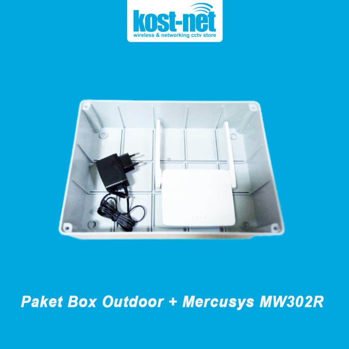 Jual Paket Akses Point AP Modif Wireless Router Mercusys MW302R + BOX ...