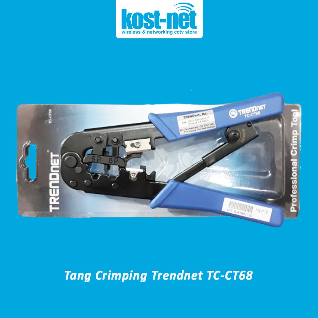 Jual Tang Crimper RJ-11 / RJ-45 Trendnet TC-CT68 | Shopee Indonesia