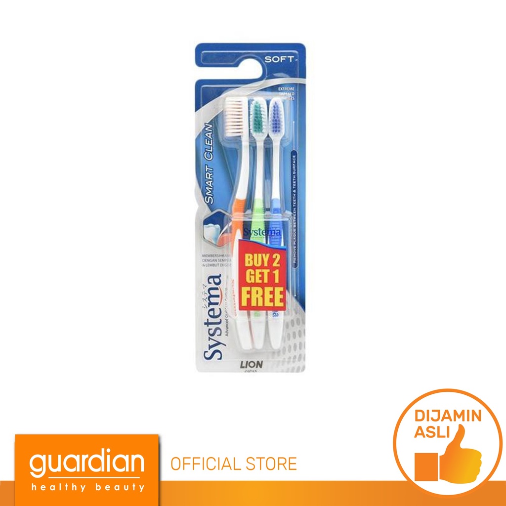 Jual SYSTEMA Toothbrush Smart Clean Soft 3S | Shopee Indonesia