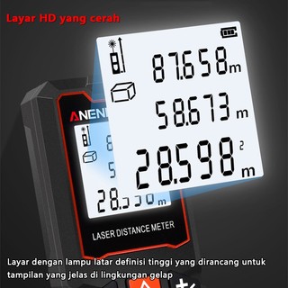 Jual Meteran Laser Digital 100 m 80m 60m 40m Laser Rangefinders Free ...