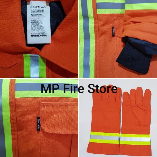 Jual Baju Pemadam Kebakaran Damkar Fireman Suit Nomex Iiia Tahan Api ...