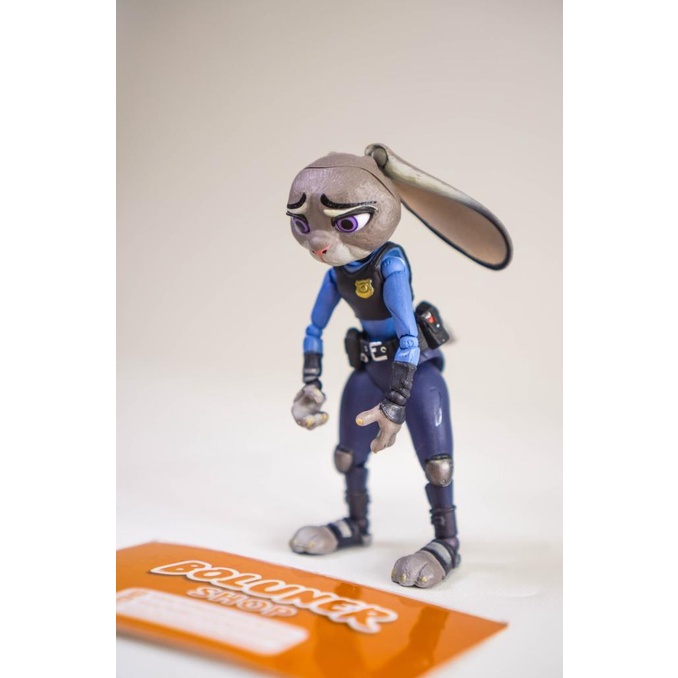 Jual Revoltech Judy Hopps Zootopia Rabbit Cop Police Action Figure sale ...