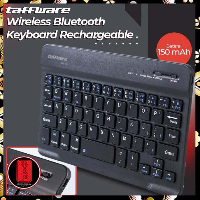 Jual Mini Wireless Bluetooth Keyboard Slim Thin 9 Design IOS/ANDROID ...