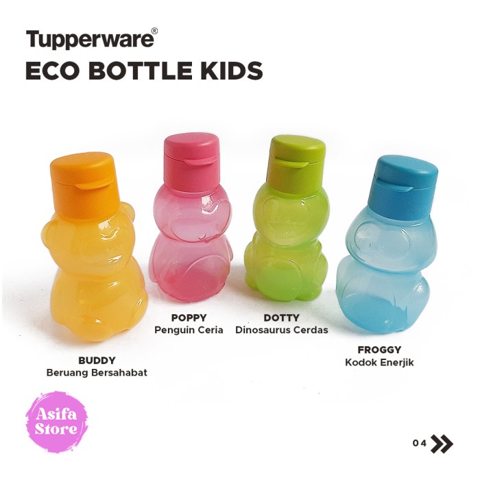 Jual TUPPERWARE ECO BOTTLE KIDS - BOTOL MINUM ANAK GEMAS LUCU KEKINIAN ...