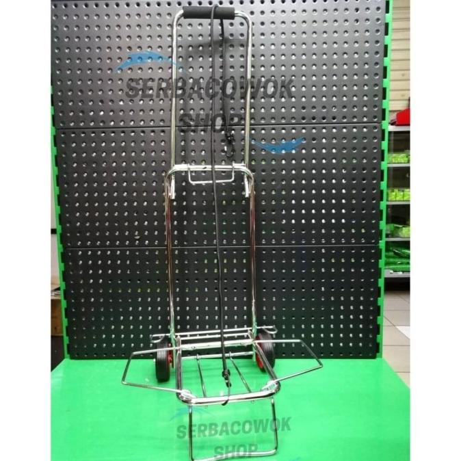 Jual Trolley Lipat Mini Trolly Lipat Besi Chrome Serbaguna Troli Barang ...