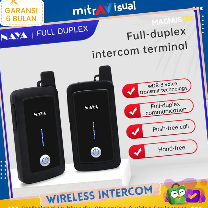 Jual NAYA PNI HT2100 Full Duplex Wireless Intercom Up to 1800M | Shopee Indonesia