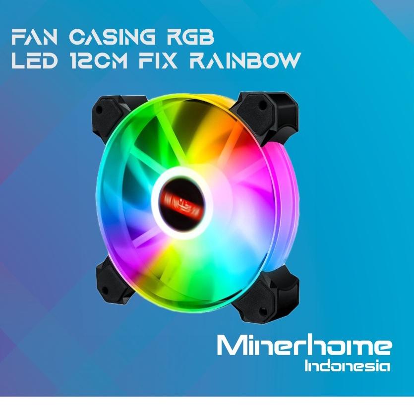 Jual Penjualan Terbaru Fan Casing RGB Fix LED 12cm 3Pin PWM + 4pin ...