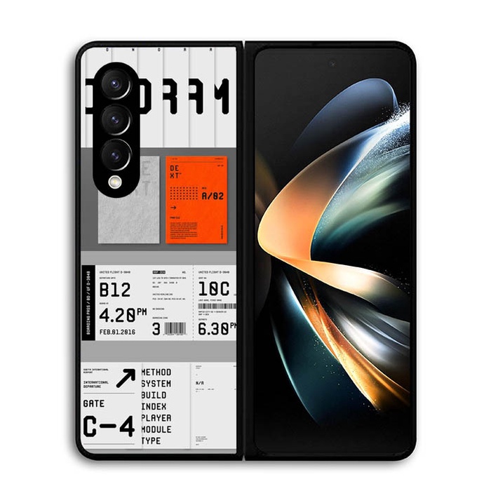 Jual Casing Samsung Z Flip 3 4 , Z Fold 3 4 5G Aesthetic Font AE0691 ...