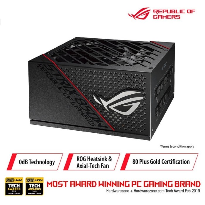 Jual ASUS ROG Strix 850G PSU 850 Watt 80+ Gold Full Modular | Shopee ...