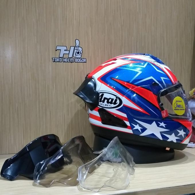 Jual spoiler arai RX7X RR5 TSR custom gp pad after market | Shopee ...