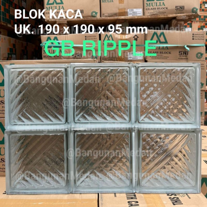 Jual BLOK KACA GLASS BLOCK ASS BLOCK / KACA BLOCK MULIA GLASS CORAK ...