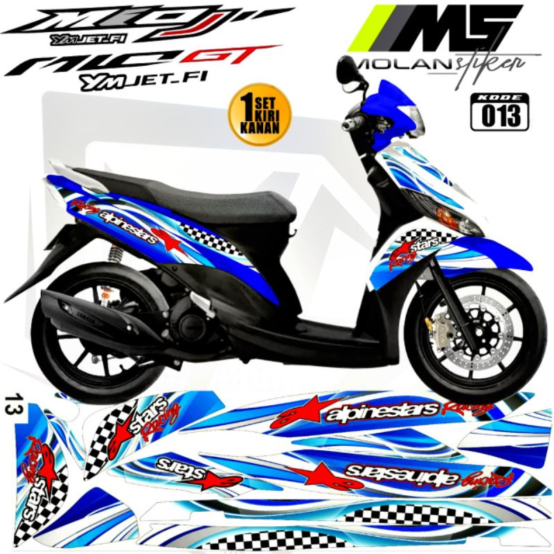 Jual Decal Sticker Striping Variasi Mio J 115 & Mio GT 115 /Mio 115 i ...