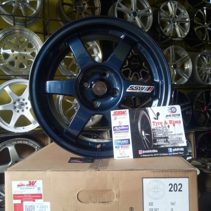 Jual velg TE37 4x100 by SSW thailand | Shopee Indonesia