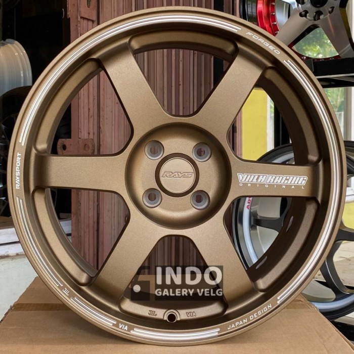 Jual velg mobil r17. Rep TE37 SAGA Time Attack utk jazz, city, yaris ...