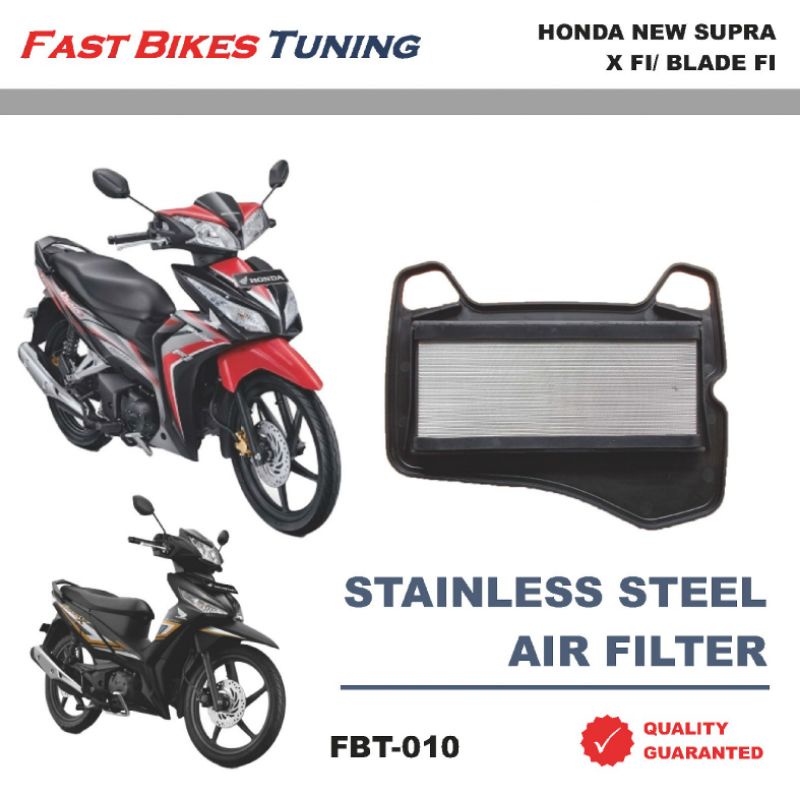 Jual FILTER UDARA HONDA SUPRA X FI - FILTER UDARA STAINLESS - FILTER ...