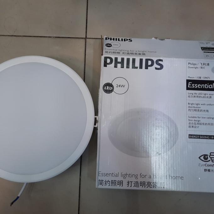 Jual lampu downlight panel LED 24w Meson philips / lampu plafon led ...