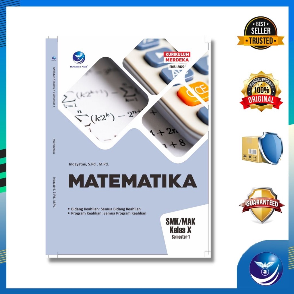 Jual Penerbit Andi - Buku Puske - Matematika SMK Kelas 10 Semester 1 ...
