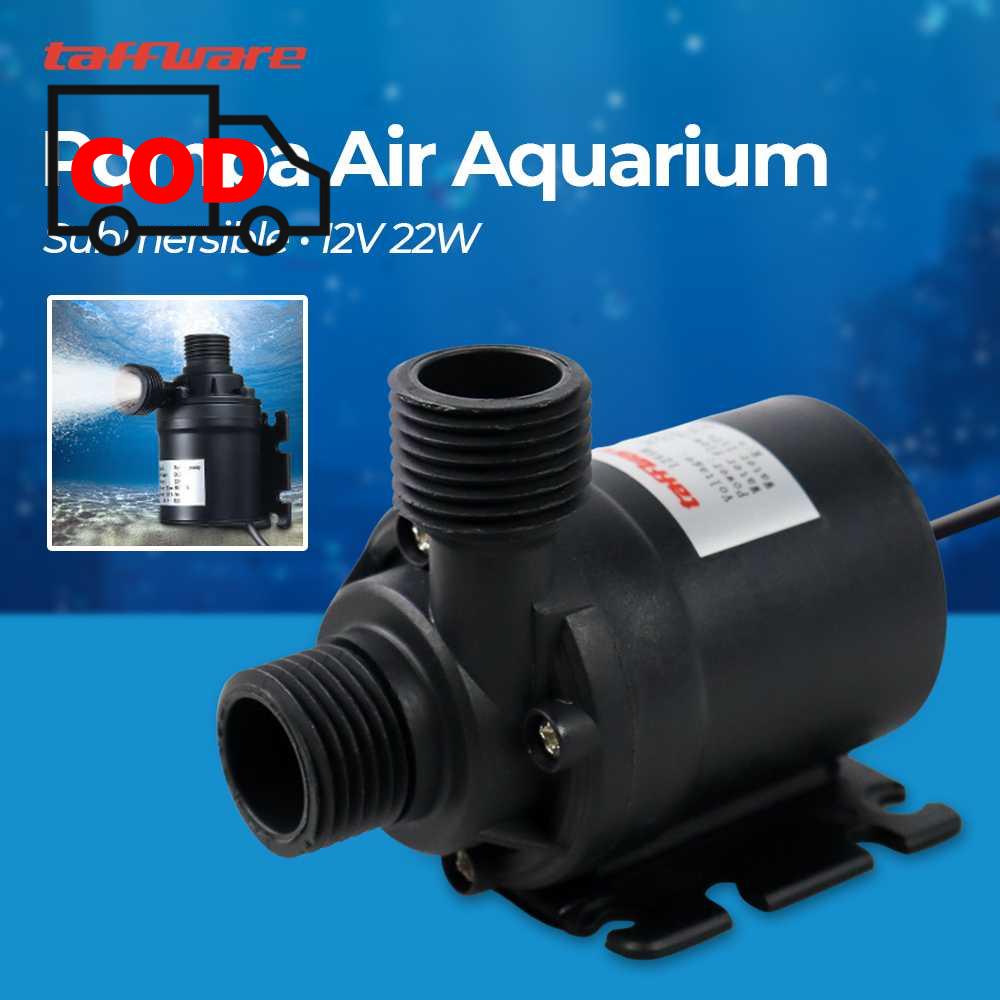 Jual Pompa Air Celup Submersible untuk Aquarium dan Mobil AC 12V 22W ...