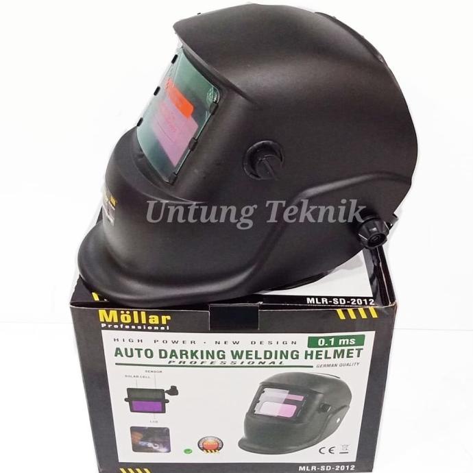 Jual Topeng / Kedok / Helm Las Otomatis Mollar Profesional | Shopee ...