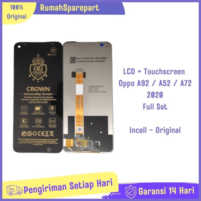 Jual LCD + TOUCHSCREEN OPPO A92 / A52 / A72 2020 ORI FULL SET ORIGINAL TERBARU | Shopee Indonesia