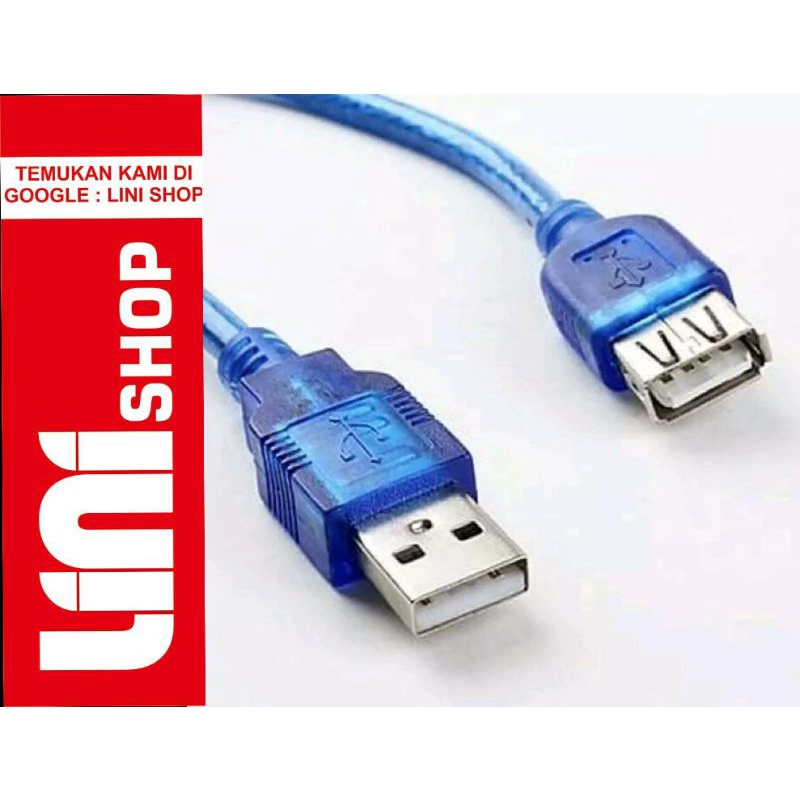 Jual Kabel USB MALE TO FEMALE Perpanjangan Kabel USB Extension NYK ...