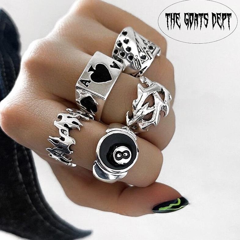 Jual TERPERCAYA The Goats Dept - Las Vegas Ring Set / Cincin Jari Set ...