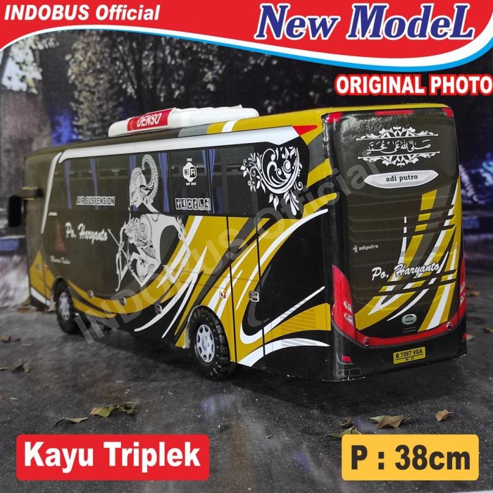 Jual Promo!!! Indobus Miniatur Bus Bis Haryanto Jetbus3 Shd Livery Rama ...