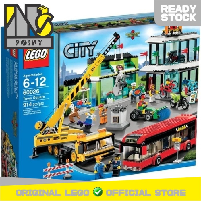 Jual LEGO 60026 - City - Town Square | Shopee Indonesia