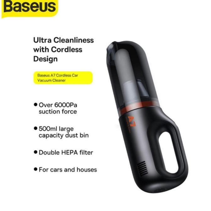Jual BASEUS A7 Cordless Car Vacuum Cleaner Penghisap Debu Wireless ...
