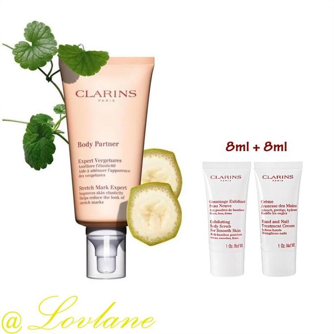 Jual Clarins Body Partner Stretch Mark Expert 175ml ORIGINAL | Shopee ...