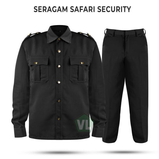 Jual Seragam Safari Setelan Safari Baju Safari Security Satpam Supir ...