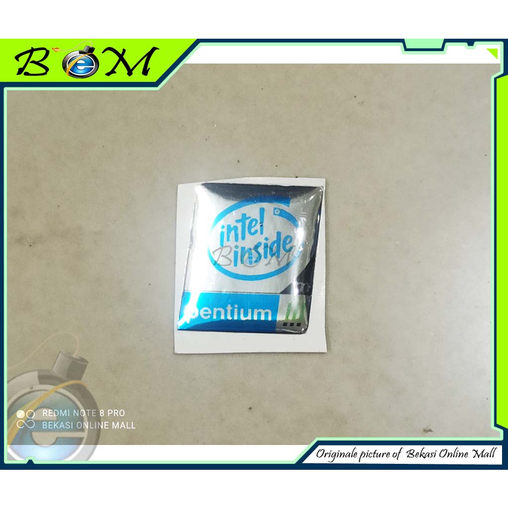 Jual Sticker stiker Logo timbul processor intel pentium 3 | Shopee ...