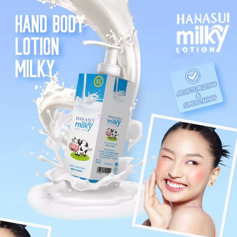 Jual Hanasui Milky Body Lotion 240 ml | Shopee Indonesia