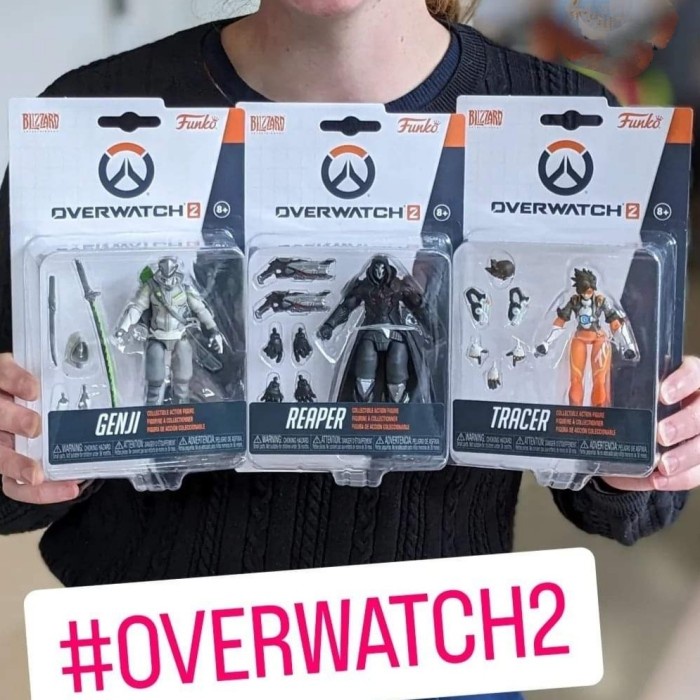 Jual Promo!!! Original Funko Action Figure Overwatch 2 Genji Reaper Tracer Toy Game Termurah ...